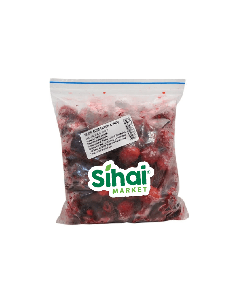 PULPA DE MORA CONGELADA PAQ 500 GR - Sihai Market